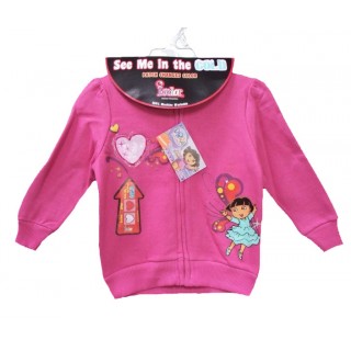 DORA THE EXPLORER COTTON JACKET - (2 to 4 years) -- £4.99 per item - 6 pack