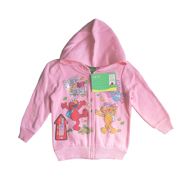 Sesame Street Hooded cotton jacket -- £4.99 per item - 5 pack